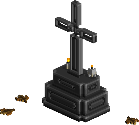 The Sandbox - Graveyard Scene, Cross Tombstone