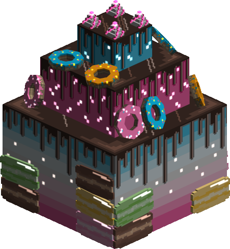 The Sandbox - Finish Line Cake - CF Platformer Set
