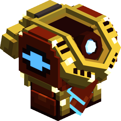 Sandbox - Crimson Gold Dragon Cyber Armor Chest