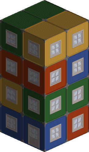 The Sandbox - Modular container tower