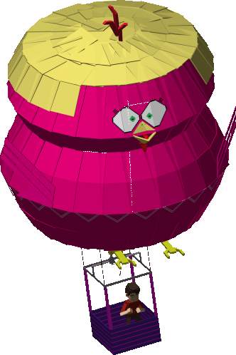The Sandbox - Pink Chicken Balloon