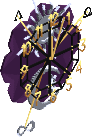 The Sandbox - Infinity Clock - CF Divergent Art