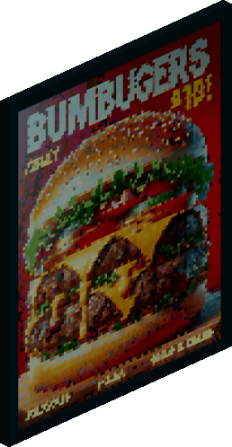 The Sandbox - Burger Shop Poster