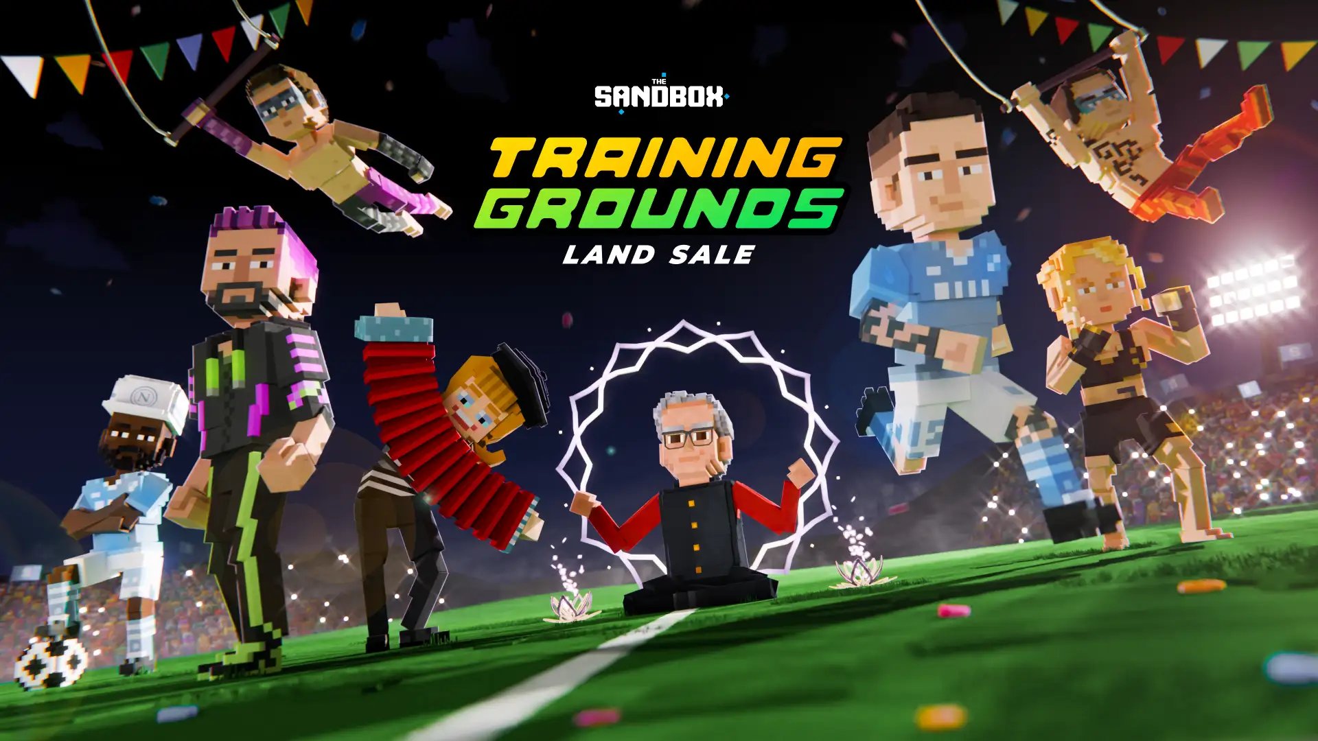 The Sandbox Blog | Training Grounds LAND Sale ft. Cirque du Soleil, SCC ...